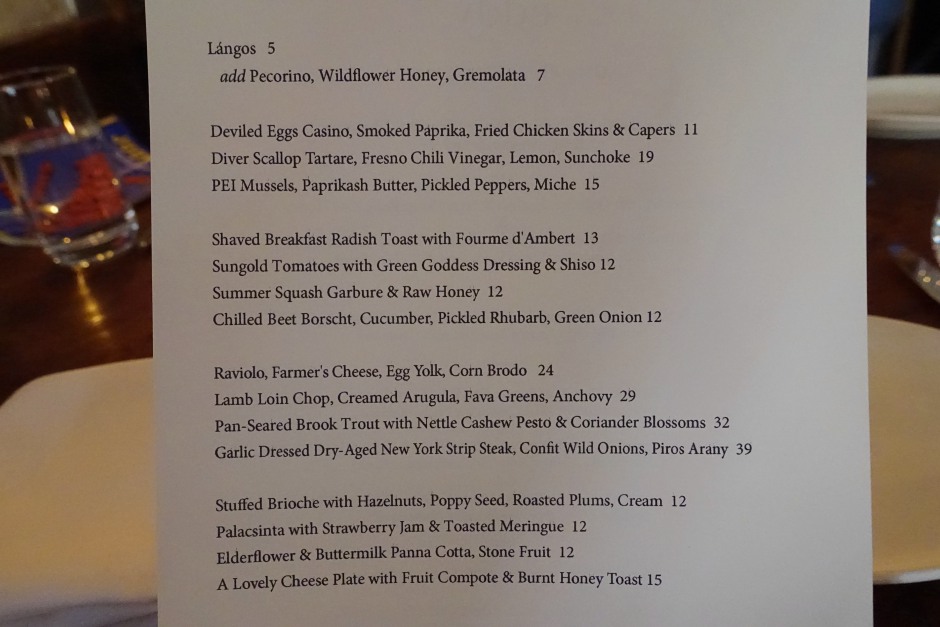 The Eddy NYC Restaurant Review