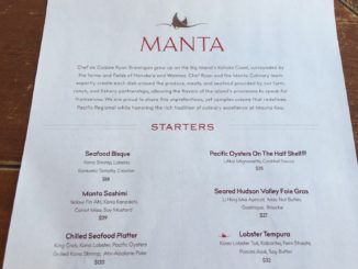 Mauna Kea Beach Dining Review: Manta Restaurant, Copper Bar